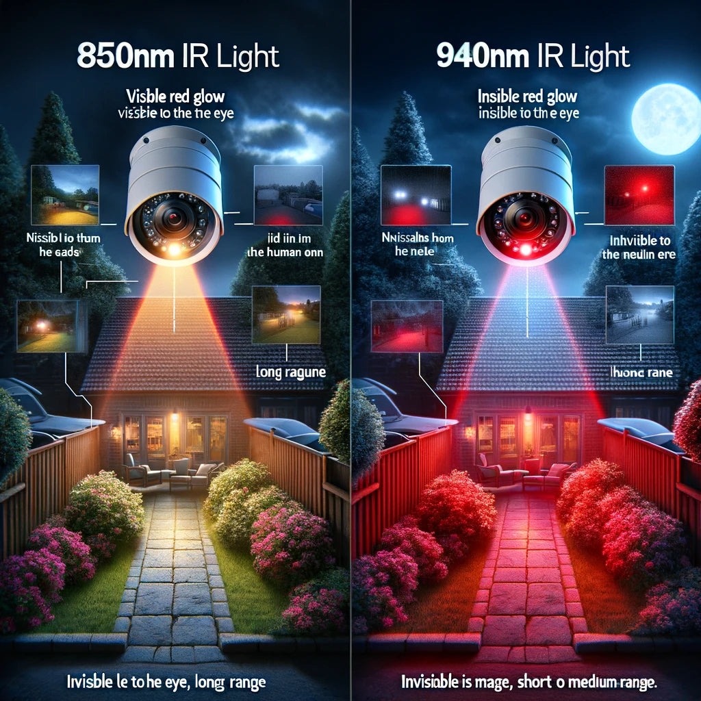 850nm vs. 940nm Night Vision Lights -Exploring the Differences – MCCTV ...