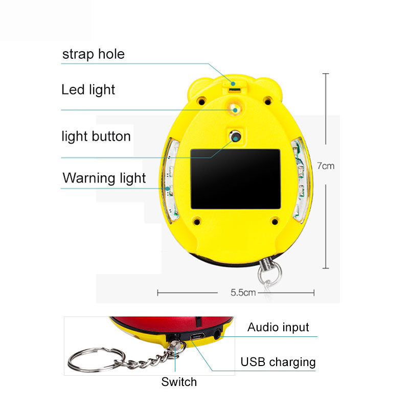 130Db Safety Emergency Alarm Siren with SOS LED Flash Light & HD Batte ...