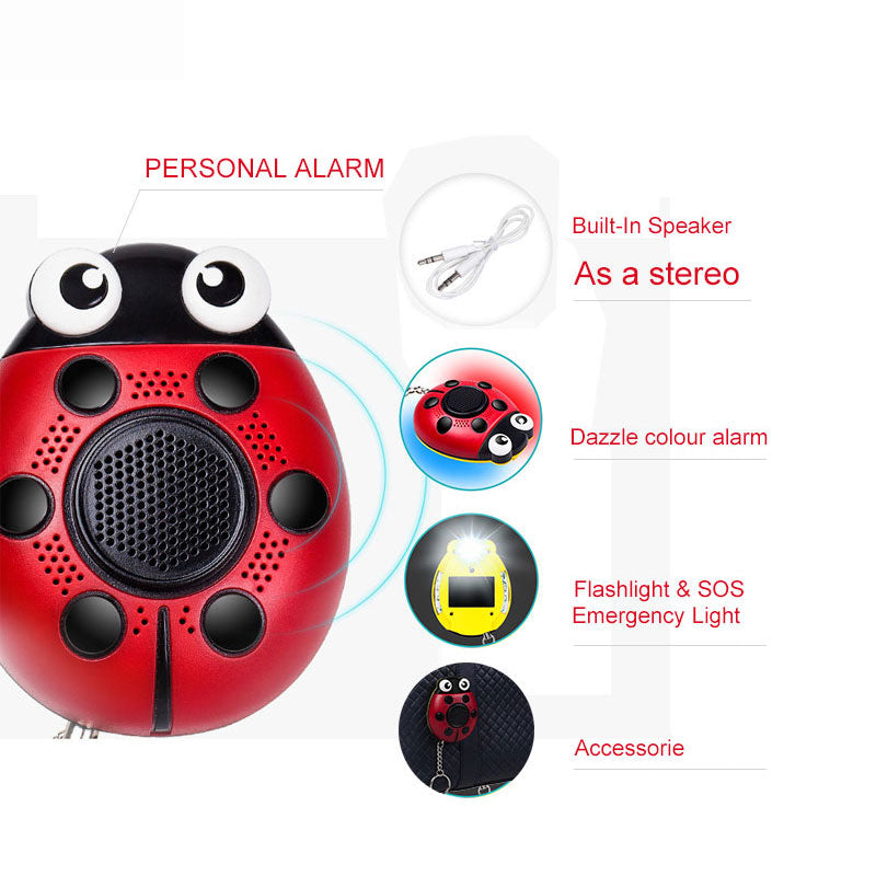 130Db Safety Emergency Alarm Siren with SOS LED Flash Light & HD Batte ...