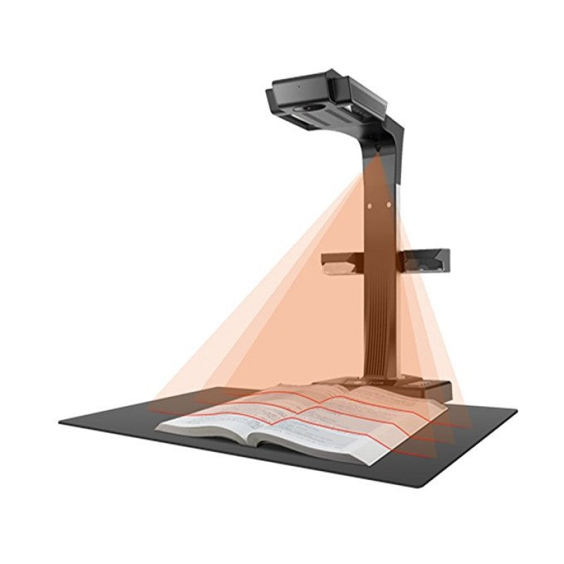 16MP Smart Book Document Scanner with Innovative Side Light & OCR Conc ...