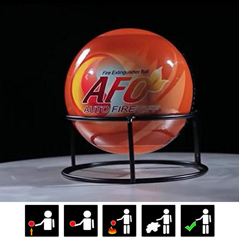 Automatic Fire Extinguisher Ball with Wall Mount Bracket Conclude Envi ...